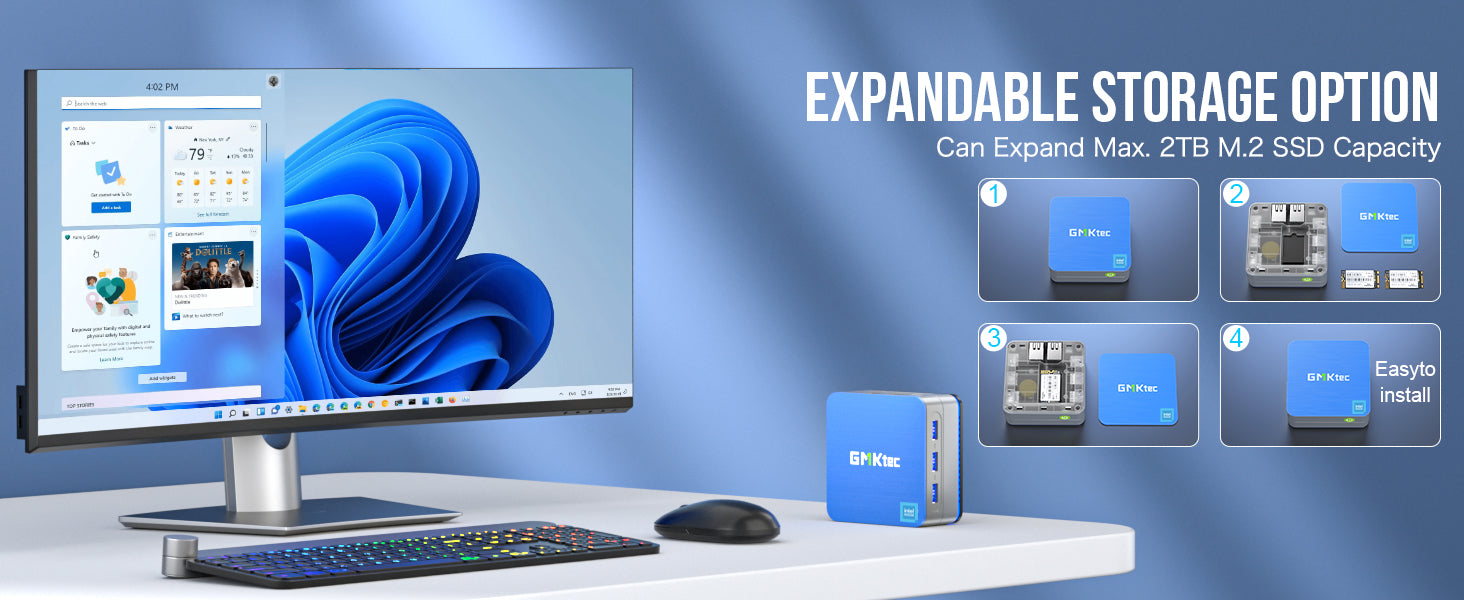 GMKtec NucBox G2 Plus Intel® Twin Lake N150