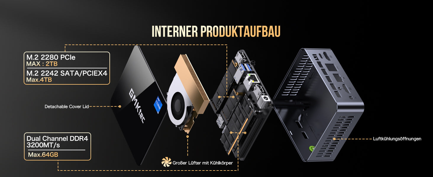 GMKtec NucBox M3 Plus Intel 12th Core i9-12900HK Mini PC – GMKtec EU